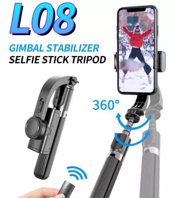 Tay Cầm Gimbal L08 Bluetooth Chống Rung 3 Trục | Lazada.vn