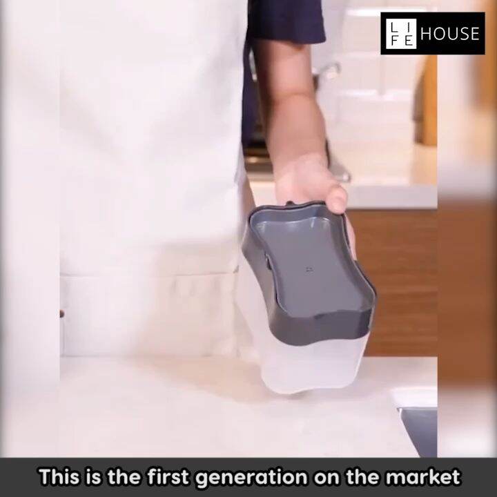 [FREE SPONGE] Upgraded Dish Soap Dispenser Dish Wash Dispenser 2 in 1 ...