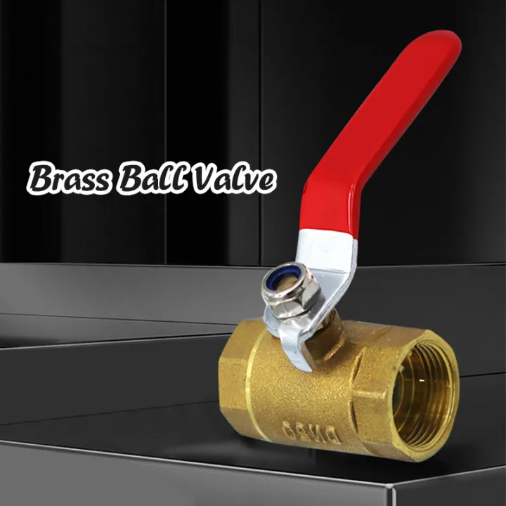 Brass ball valve with handle Tap Water Valve 1/2" | Lazada PH