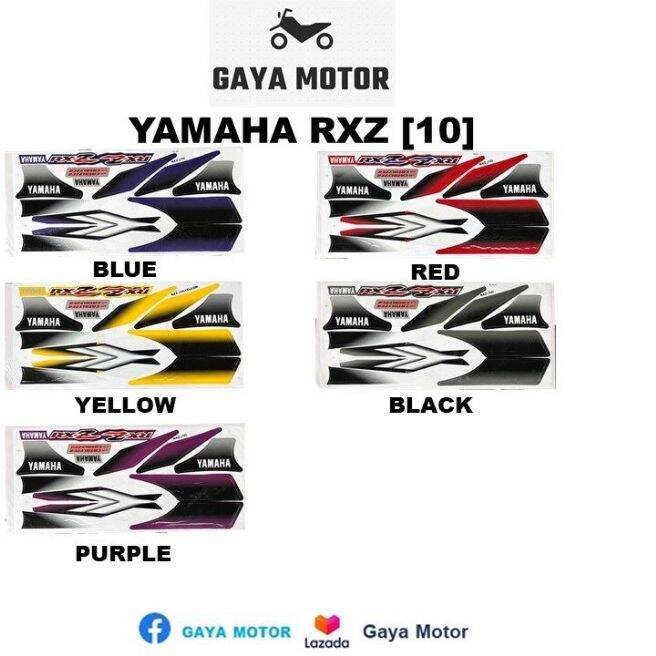 Yamaha RXZ (10) Body Sticker | Lazada
