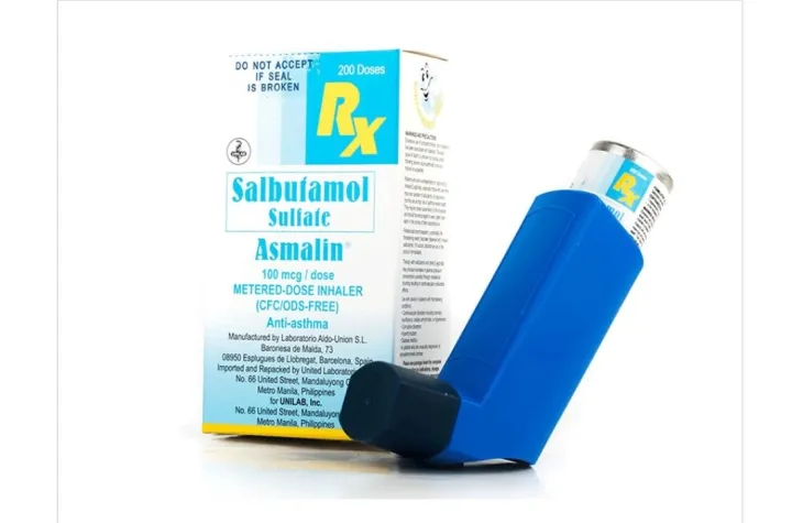 Each actuation of metered-dose inhaler delivers: Salbutamol sulfate 100 ...