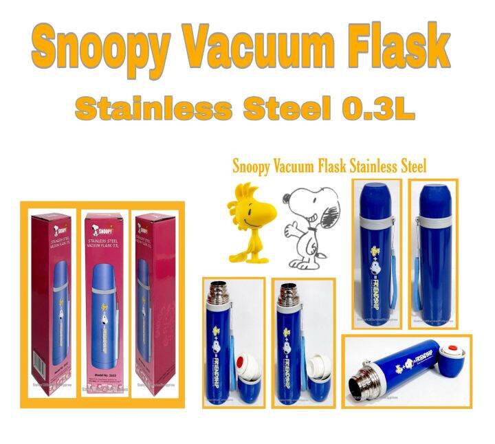 Vacuum Flask Stainless Steel 0.3L Snoopy | Lazada PH
