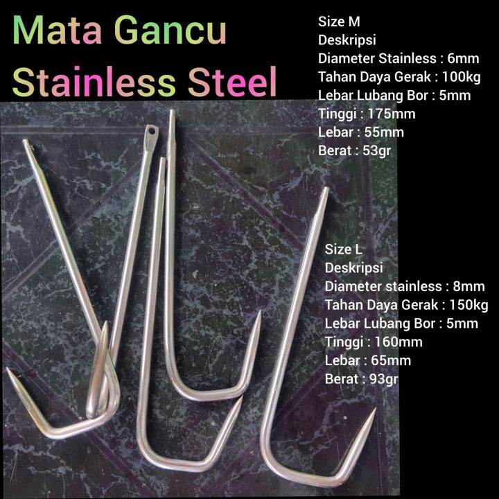 Mata Gancu Stainless Steel Ganco | Lazada Indonesia
