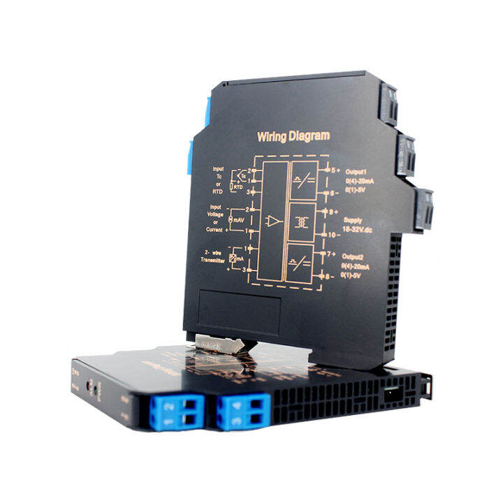 Dc Signal Isolator 4 20ma 0 20ma 0 5v 0 10v Input Output 12vdc 24vdc Current Voltage Transmitter 