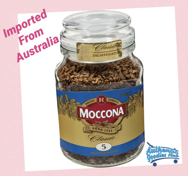 Moccona Freeze Dried Instant Coffee Classic Decaffeinated 100g | Lazada PH