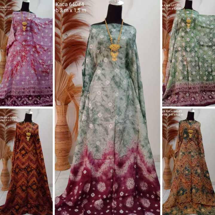 KAIN JUMPUTAN KHAS PALEMBANG 3 METERAN BAHAN DASAR BATIK JEMPUTAN ...