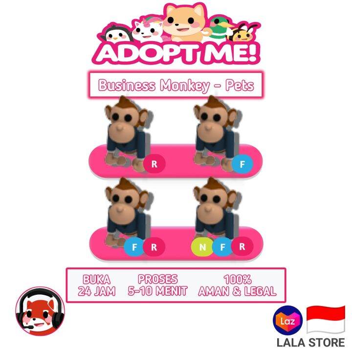 Adopt Me - Business Monkey - Roblox | Lazada Indonesia