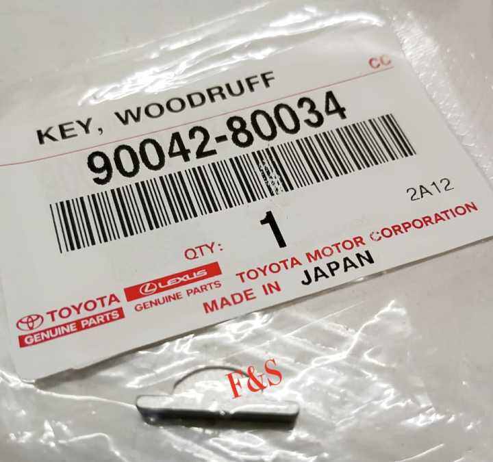 Crank Shaft Key Myvi 1.3,1.5cc,Alza, Axia,Kembara Dvvt,Avanza,Rush | Lazada