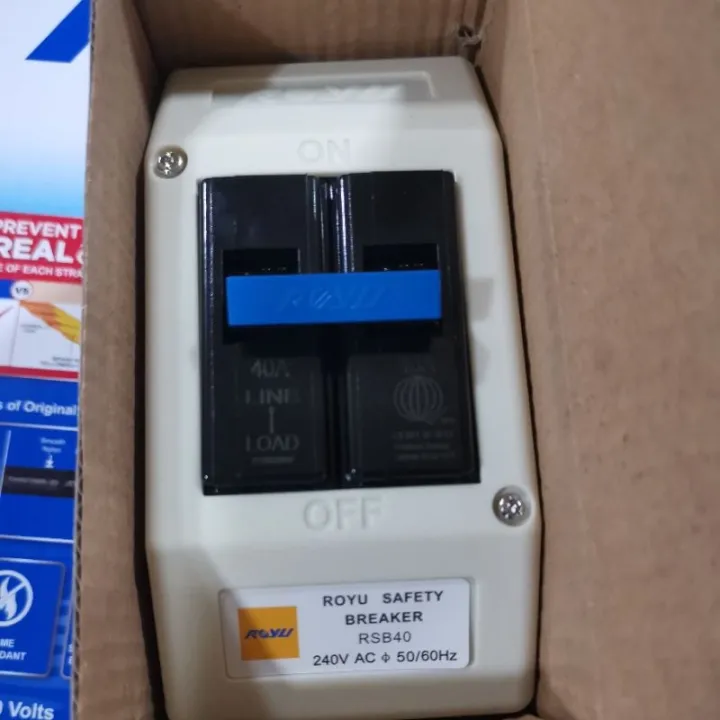 Royu Breaker / Safety Circuit Breaker with Enclosure Box Case 15A / 20A ...