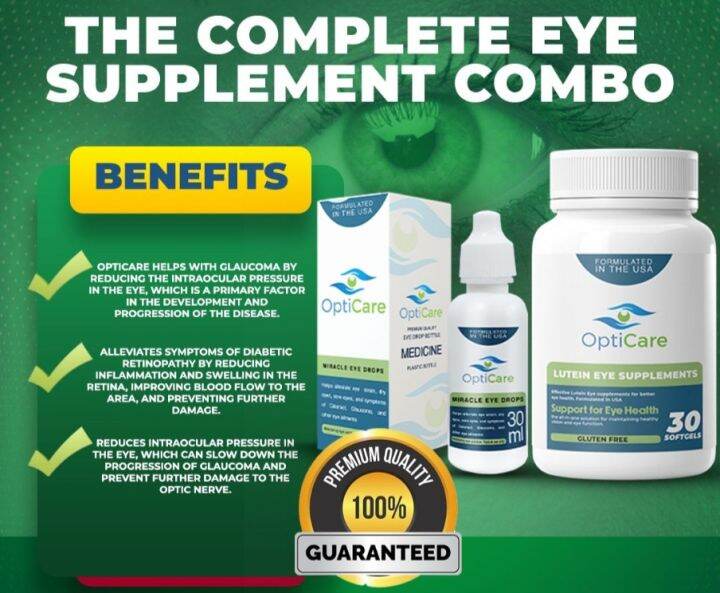OptiCare Miracle Eye Supplement - Best Options to restore eye problems ...