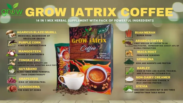 grow iatrix coffee | Lazada PH