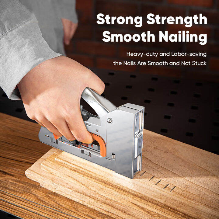Mitsushi Staple Gun Tacker Heavy Duty Eavy Duty Powerful width10mm ...