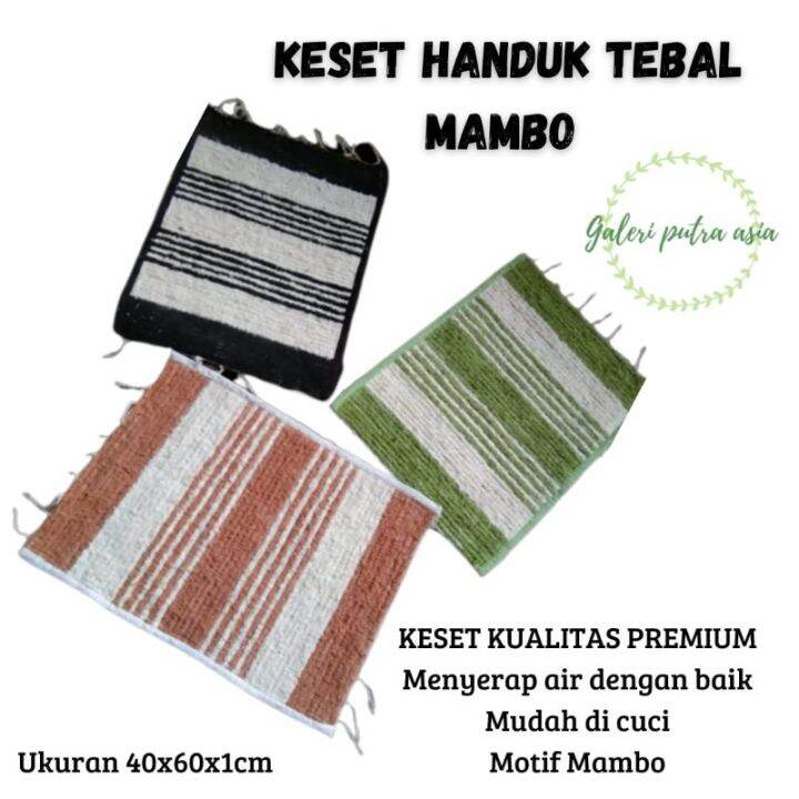 keset handuk design margodt klasik tebal dan empuk meresap air dan debu ...