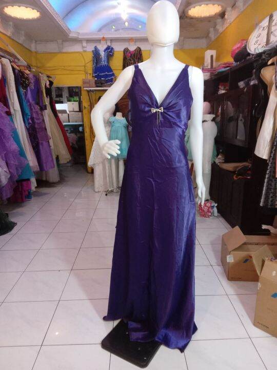 Dress ungu kece DP29 | Lazada Indonesia