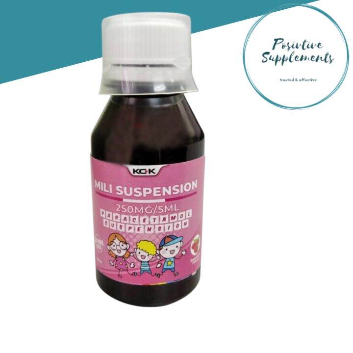 LATEST PACKAGING 2022 MILI SUSPENSION PARACETAMOL SYRUP 250MG / 5MG ...