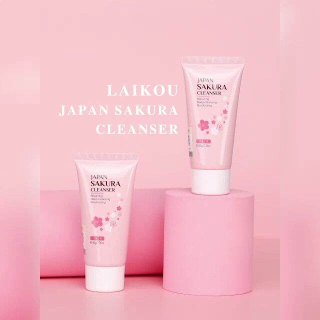 Sakura Cleanser For Oily Skin Pore Deep Cleansing Gentle Cleansing