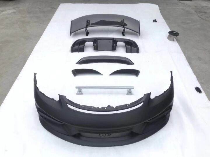 Porsche Cayman boxtee GT4 Bodykit body kit front bumper side scoop ...