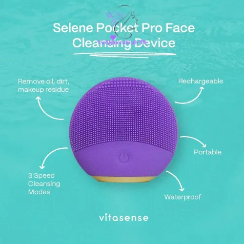 [ Peso Skinceuticals Ph ] Pure Living Wellness Vitasense Selene Pocket Pro Face Cleansing Device ...