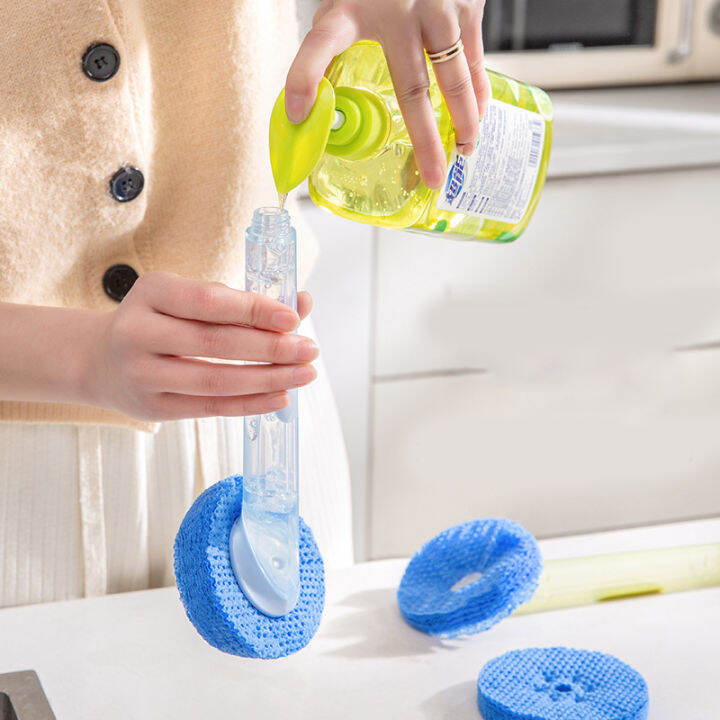 Efficient Oil and Grease Cleaning Tool for Kitchen, Long-Handled ...