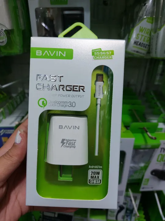 BAVIN PC586 FAST CHARGER QUALCOMM QUICK CHARGR 3.0 | Lazada PH
