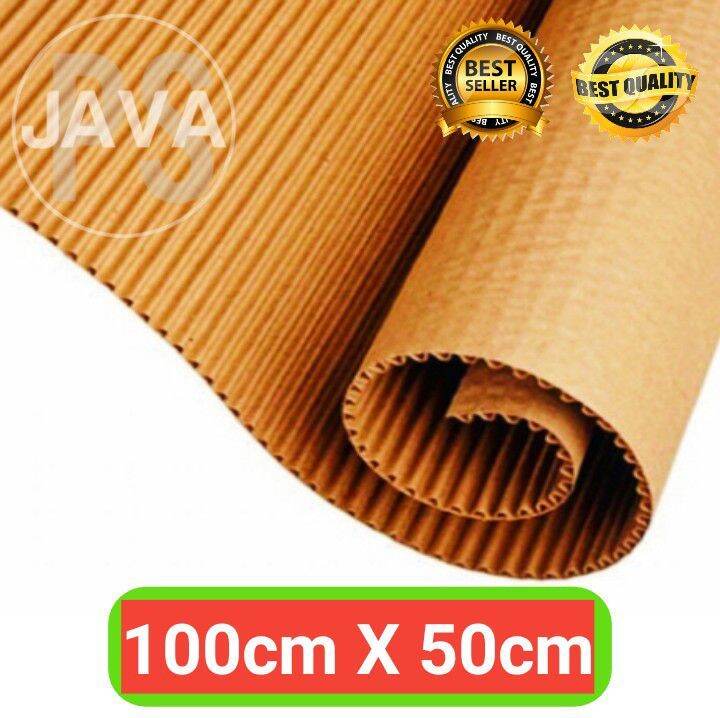 Karton Kardus Gelombang Corrugated Single Face Roll 100 X 50 | Lazada ...