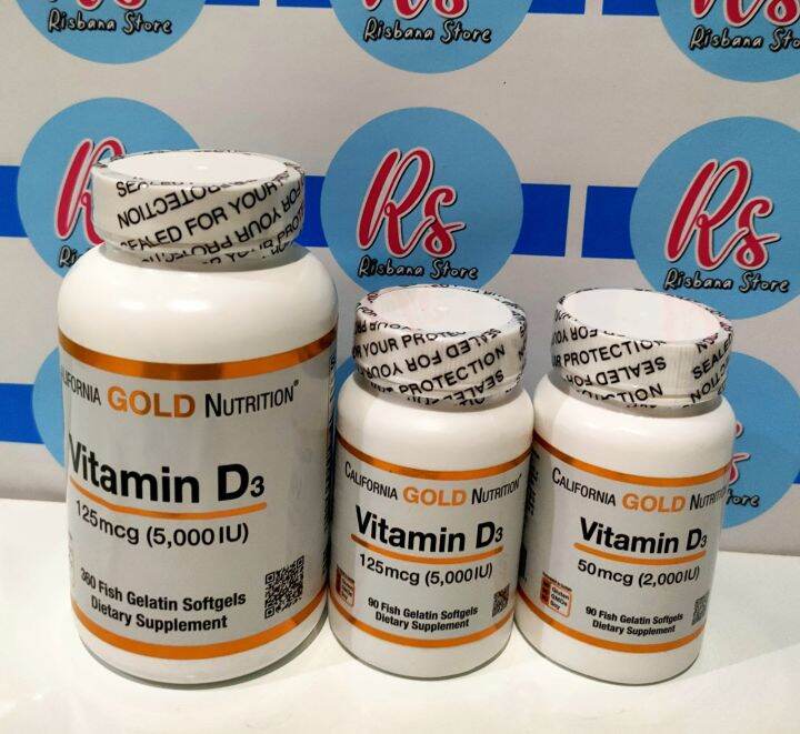 california gold nutrition vitamin d3 5000 iu 90 fish gelatin softgels I ...