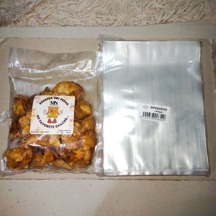 Packaging Plastik Jernih PALING TEBAL untuk kerepek dan lain-lain | Lazada