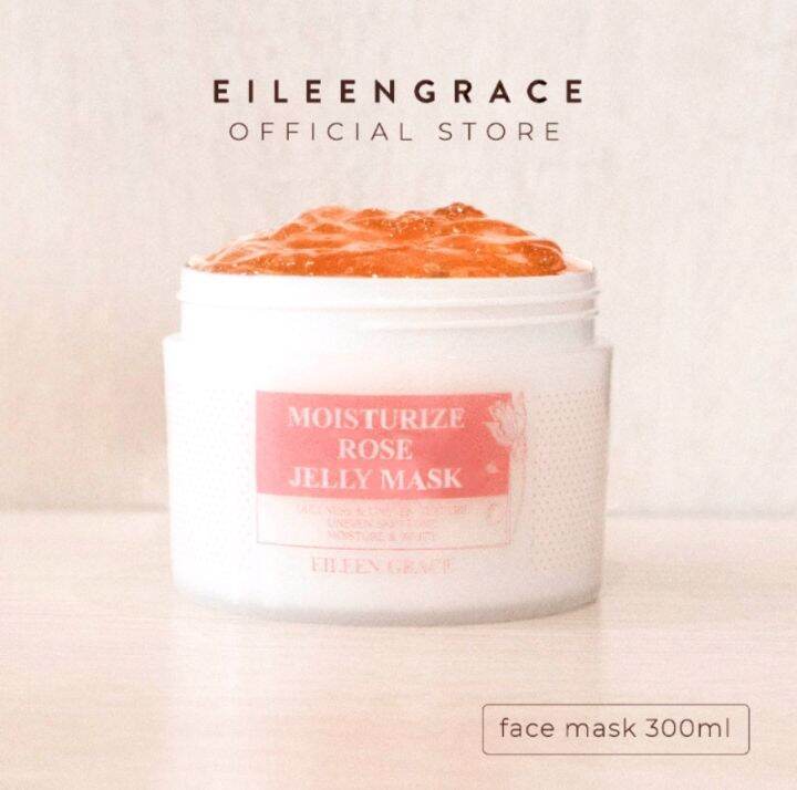 EILEEN GRACE -MOISTURIZE ROSE JELLY MASK 300ML | Lazada Indonesia
