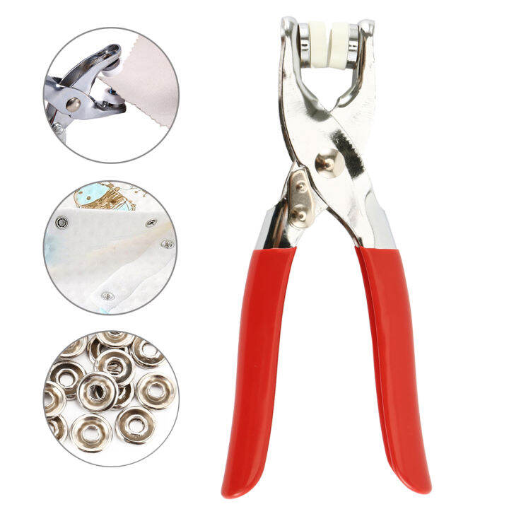 (Ready Stock)1Pc Plier Rivet Snap fastener Hand Tool Fastener Eyelet ...