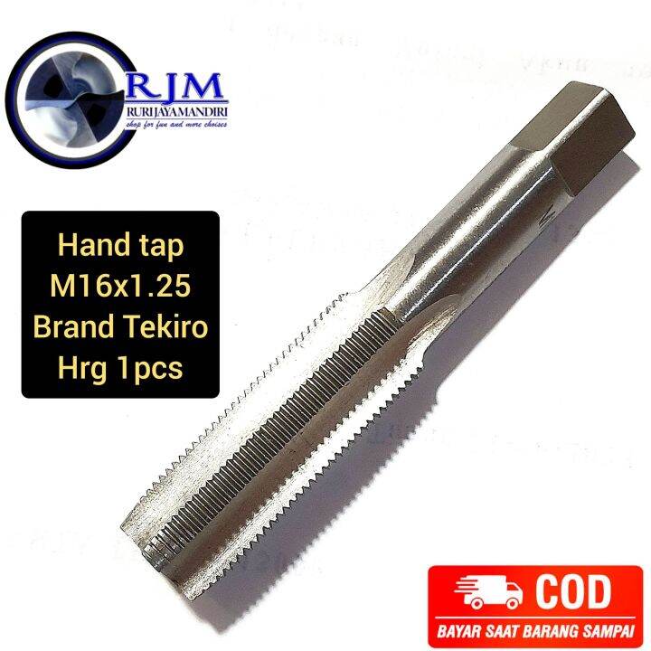 Hand tap M16x1.25 tekiro hg 1pcs bukan SKC yamawa | Lazada Indonesia