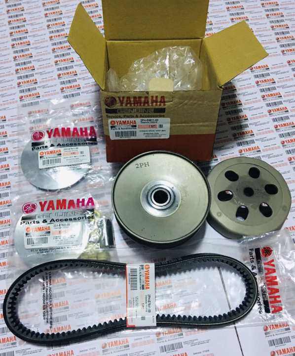 CVT SET GENUINE YAMAHA MIO i 125 (Pulley set + Driveface + Belt ...