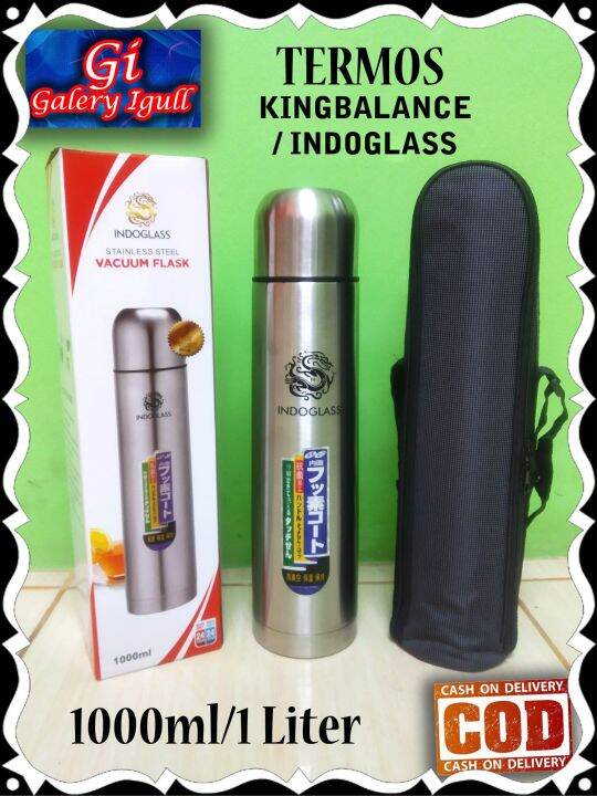 TERMOS AIR PANAS 1 LITER TAHAN 12-24 JAM STAINLESS STELL 1000ML (COD ...
