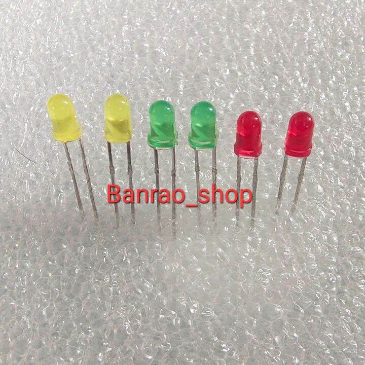 หลอดไฟLED 3 mm. ปลอกรองขา เสารองขา | Lazada.co.th