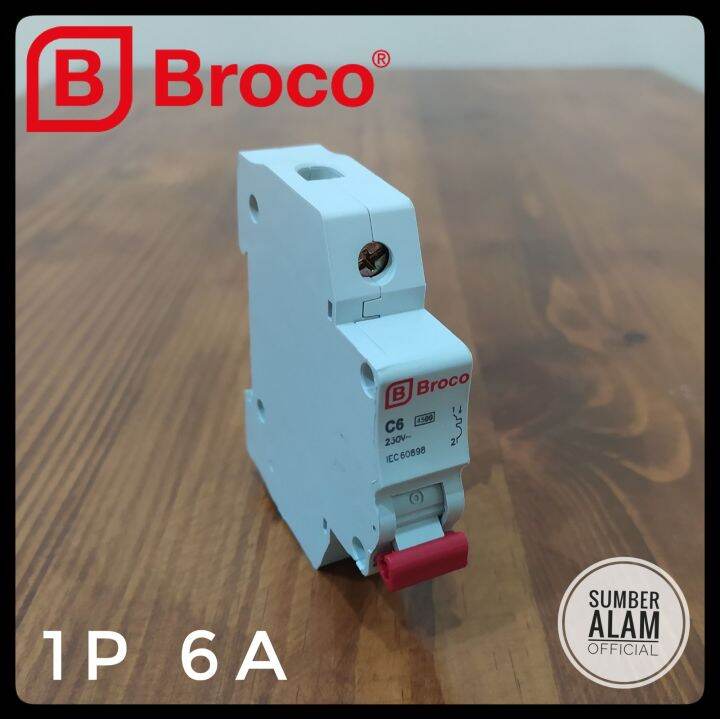 Broco MCB 1 phase 6A | Lazada Indonesia