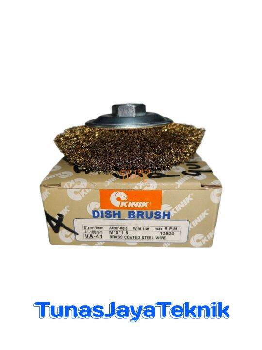Sikat gerinda model piring 4" Kinik / Dish brush VA-41 | Lazada Indonesia
