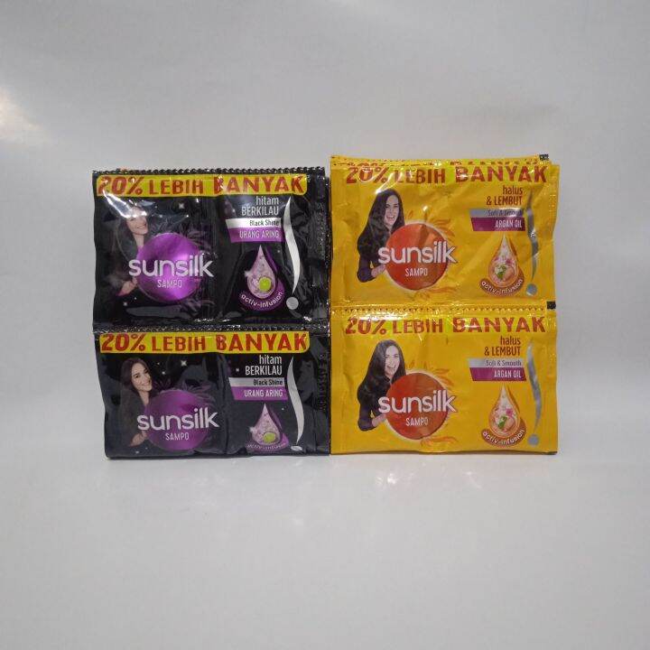 Sampo Sunsilk Sachet 1 Renceng isi 12 pcs | Lazada Indonesia