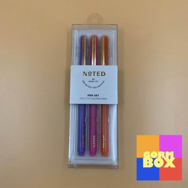 NOTED by post-it Pen Set (3 Colored Pens) | Lazada PH