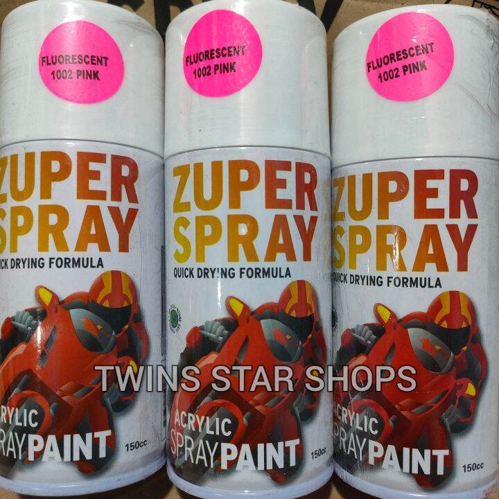 Pilox Pilok Cat Semprot Zuper Warna Fluorescent Pink 1002 Stabilo Ping ...