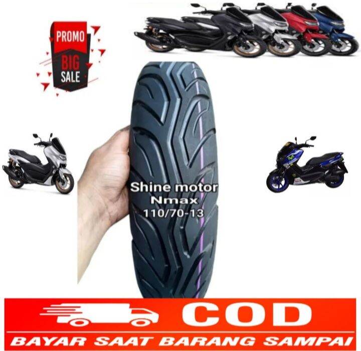 ban motor nmax depan motif ukuran 110/70-13 tubeless | Lazada Indonesia