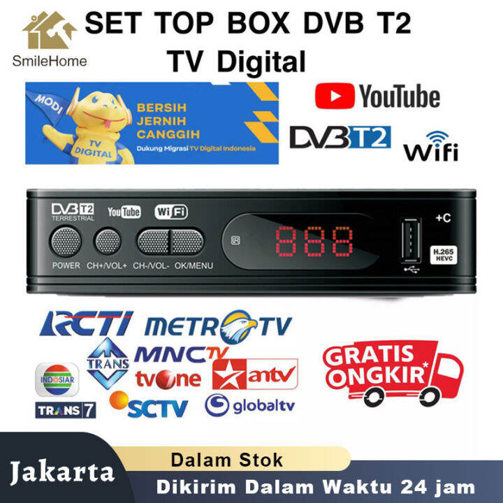 Set Top Box TV Digital Matrix DVB T2 HD / Pemutar Media Kotak TV Cerdas ...