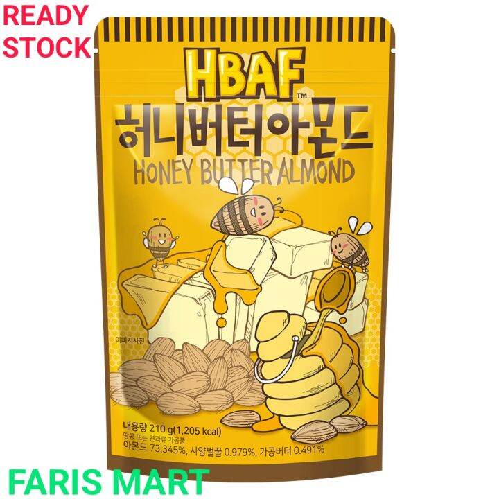 HBAF Honey Butter Almond 130g/210g | Lazada
