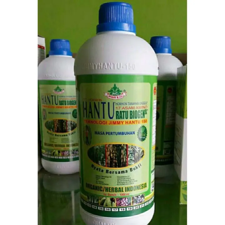 Pupuk Jimmy Hantu Jago Tani ZPT Ratu Biogen 1Liter Masa Pertumbuhan ...