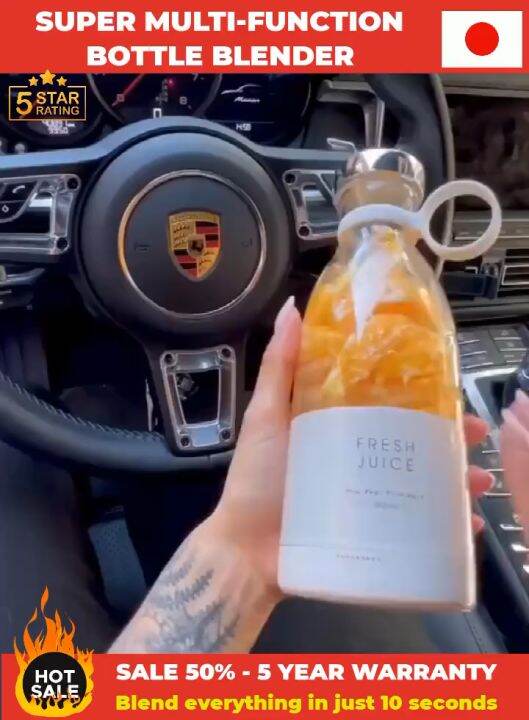 SUPER MULTI-FUNCTION BOTTLE BLENDER Japanese Blender Cup Portable Fruit ...