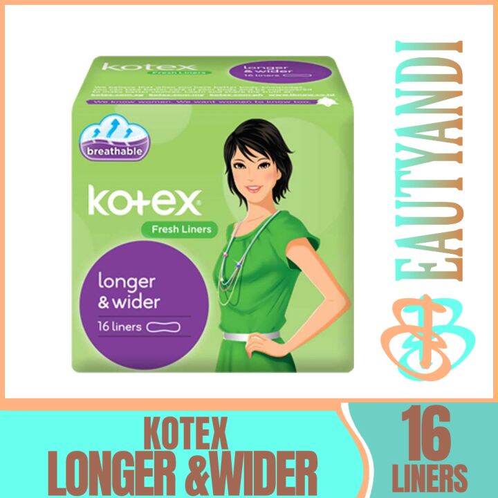 KOTEX Fresh Lightdays Long and Wide 16s | Lazada PH