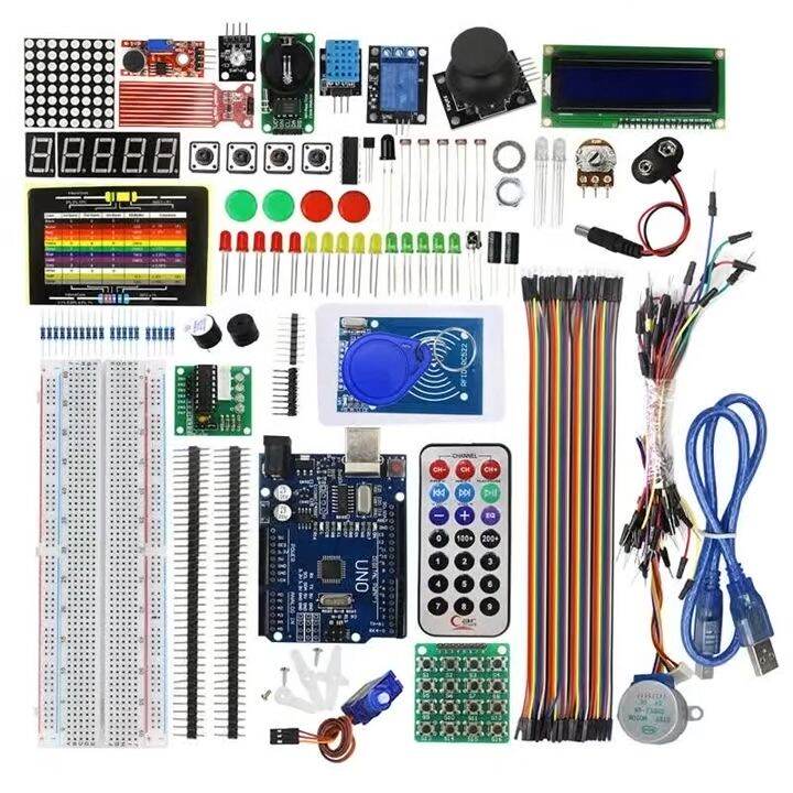 40PCS/Set RFID Starter Kit for ARDUINO UNO R3 Learning Suite Stepper Motor Learning Kit with Box ...