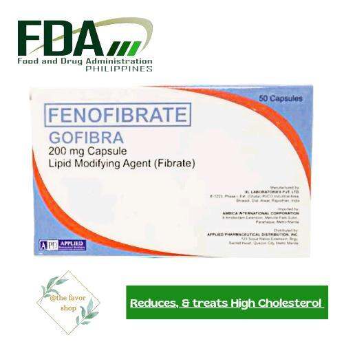 Fenofibra te Gofibra 200mg 50 Capsules | Lazada PH
