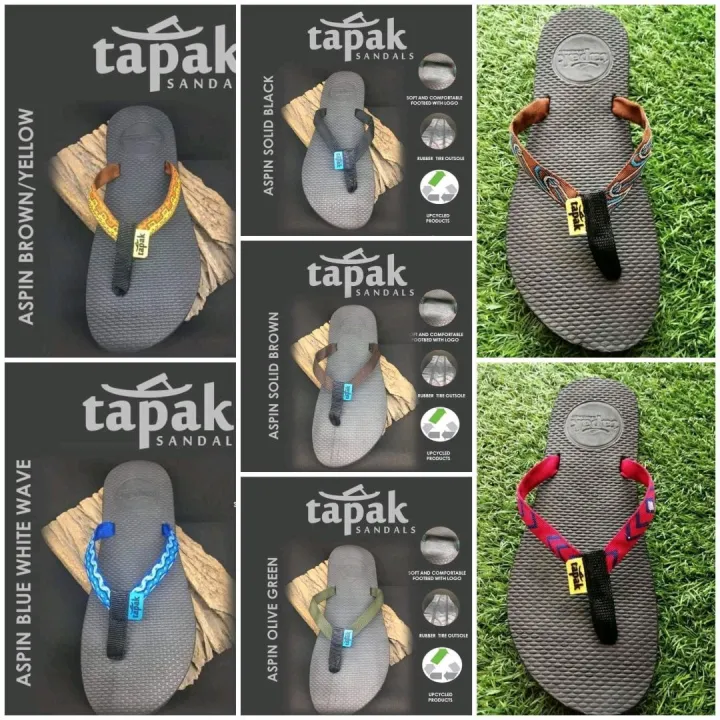Tapak Sandals ASPIN for Men & Women, Flip Flops, Trail, Hiking, Camping ...