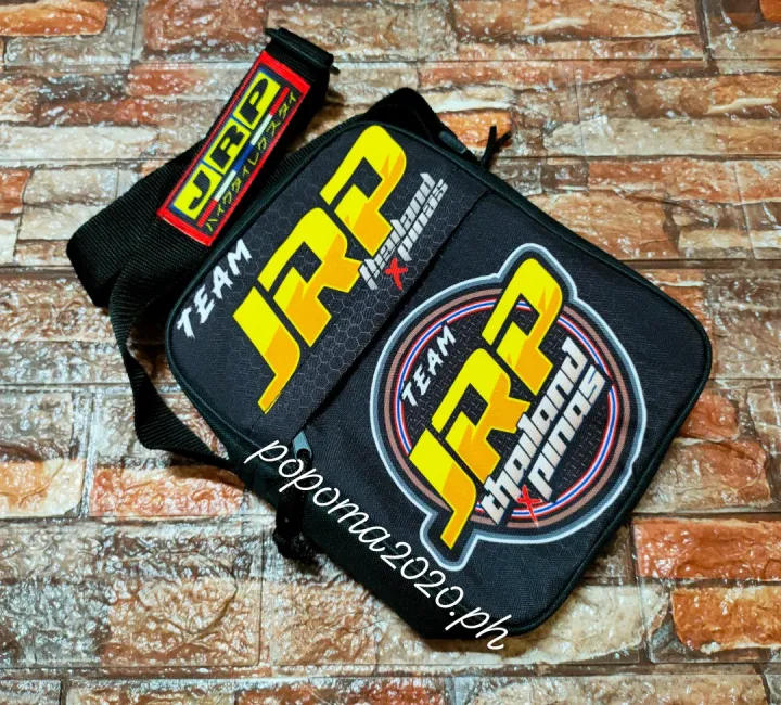 7x9" #5 Team JRP Thailand x Pinas Black Strap Sling Crossbody Shoulder ...