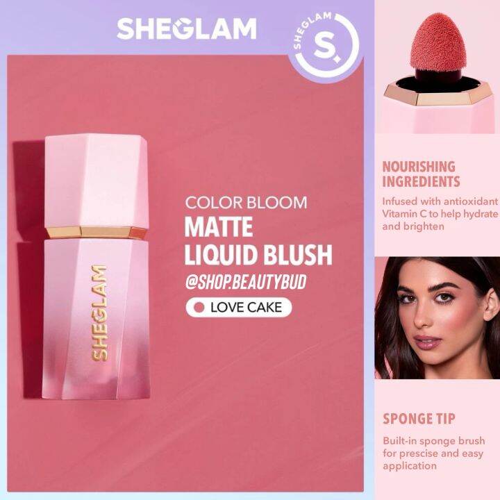 SHEGLAM Color Bloom Liquid Blush Matte Finish | Lazada PH