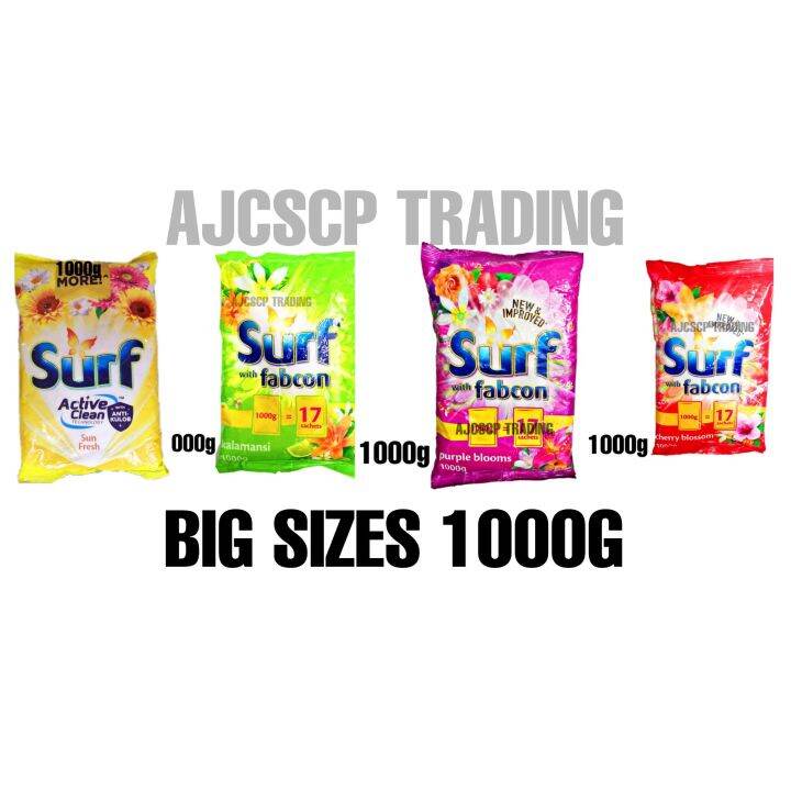 1 KILO SURF POWDER WITH FABCON 1000G=17 SACHETS | Lazada PH